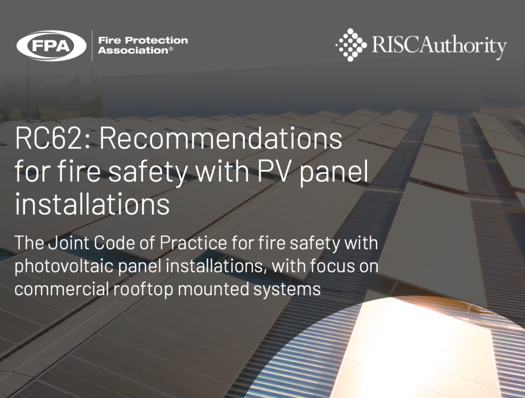 RC62: Recommendations for fire safety with PV panel installations, has ...